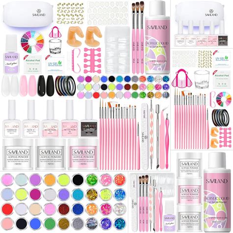 Saviland Acrylic Nail Kit Acrylic Powder And Liquid Set