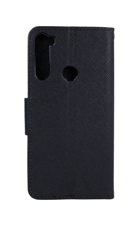 Obal na mobil Xiaomi Redmi Note TopQ knížkový černý pouzdro ProMobily cz