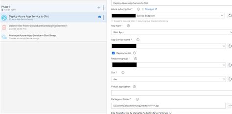 Find Azure Slot Location In Azure App Service Deploy Stack Overflow