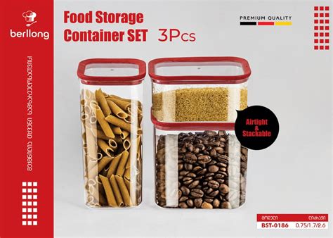 Berllong კონტეინერის ნაკრები Veli Store