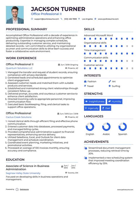 10 Office Assistant Resume Samples And Templates For 2026