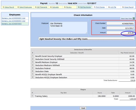 psa payroll ach how to create a new ach file after finding a mistake