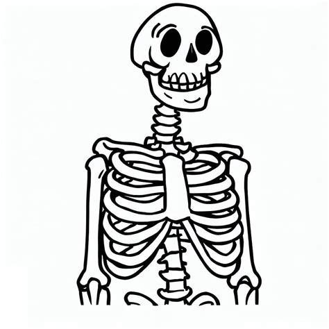 Free Printable Skeleton Coloring Pages