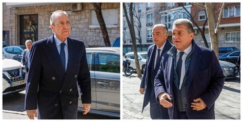 Florentino y Laporta comen juntos antes del clásico Deporte Acción