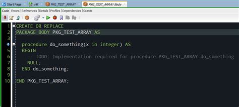 Oracle Sql Developer Pl Sql Packages Trick Synchronize