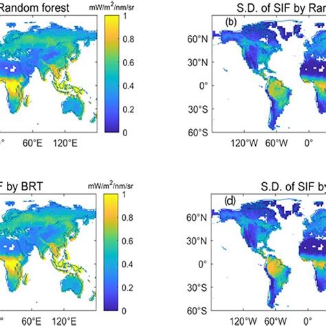 Prior Modelpredicted Global Map Of Solarinduced Chlorophyll