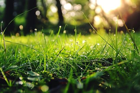 Premium Photo Stadium Background With A Green Grass Pitch In The Daytime