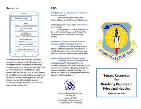 Dispute Resolution Process — Liberty Park At Andrews