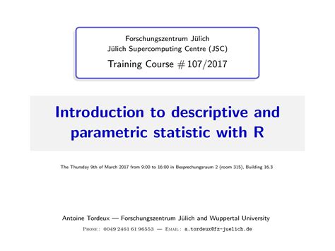 solution 03 introduction to descriptive and parametric statistic with