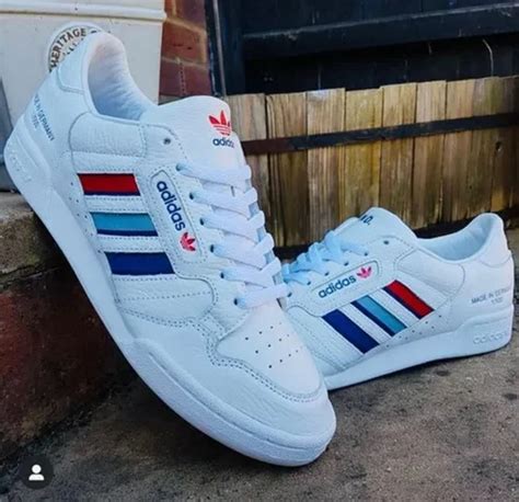 Synthetic Leather Textured Adidas Continental 80 Shoes At 2000 Pair