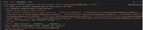 Java Errorsyntaxerror Unexpected Token G In Json At Position 0