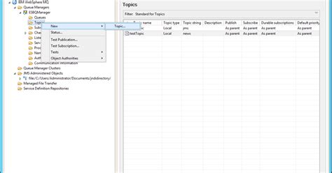 Lets Begin Ibm Mq Create A Topic Using Ibm Mq