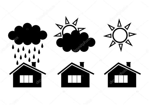 Iconos meteorológicos Vector de stock por Anthonycz 9901571
