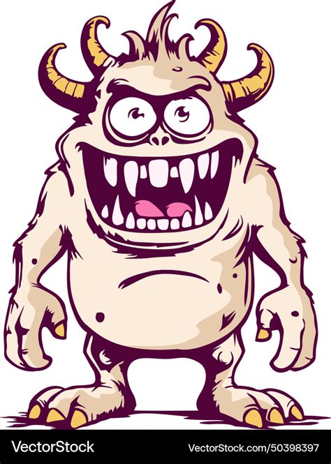 Funny Monster Royalty Free Vector Image VectorStock