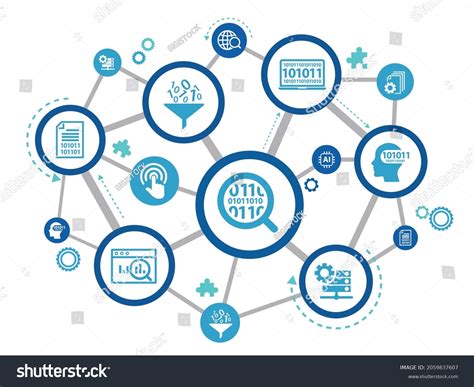 Data Analysis Monitoring Background Banner Concept Stock Vector Royalty Free 2059837607