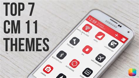 Top 7 CM11 Themes - November - YouTube