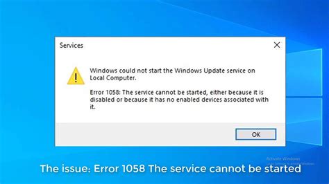 how to fix error 1058 braincycle1