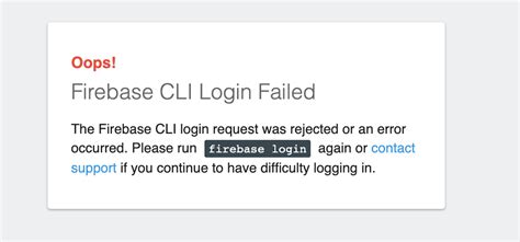 Firebase Login Is Not Working · Issue 6058 · Firebasefirebase Tools