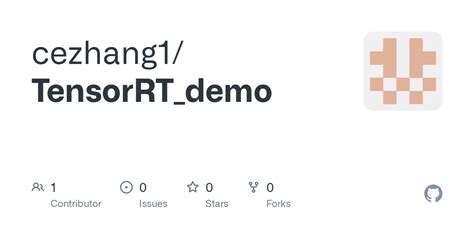 Github Cezhang Tensorrt Demo