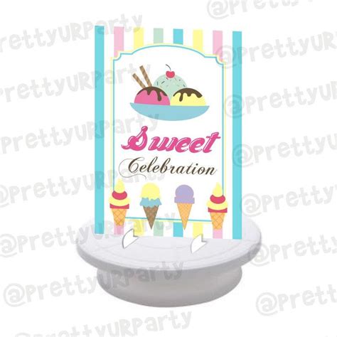 Ice Cream Theme Centerpieces Ice Cream Themed Centerpieces Pretty