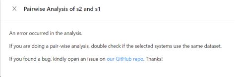 pair wise analysis error after single anaysis · issue 532 · neulab