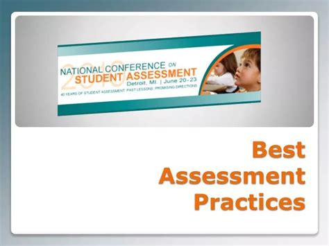 Ppt Best Assessment Practices Powerpoint Presentation Free Download