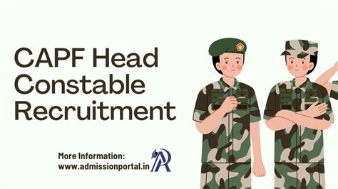 Capf Head Constable Recruitment 2024 243 Asi And 1283 Hc Post Vacancy