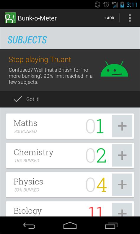Bunk O Meter Attendance Apk For Android Download