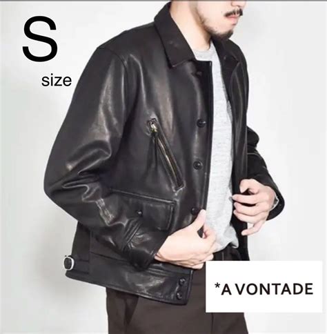 A Vontade アボンタージュ レザージャケット ブルゾン