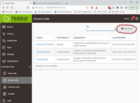 Newbs Implementation For Adding Control Of Yamaha Receiver To Hubitat