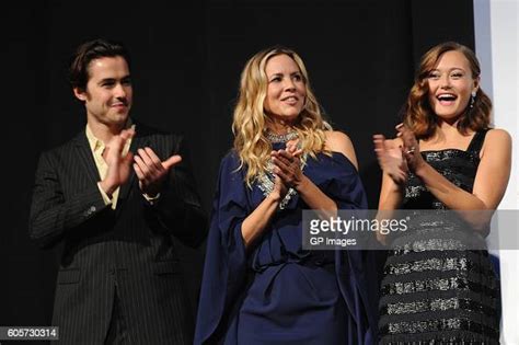 Actors Ben Schnetzer Maria Bello And Ella Purnell Attend The News