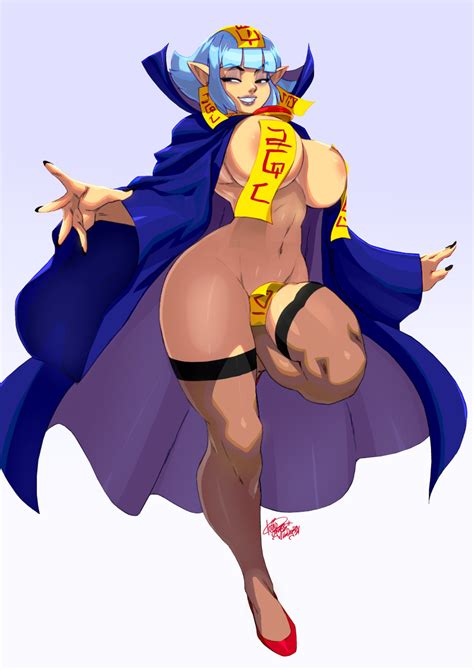 Rule 34 1girls 2024 Aqua Hair Bent Leg Big Breasts Cloak Convenient Censorship Female Female