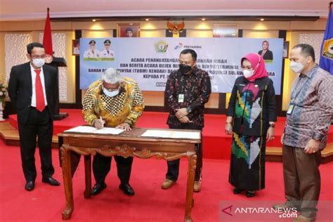 Pemprov Sultra Hibahkan 2 9 Hektare Tanah Kepada Pertamina ANTARA