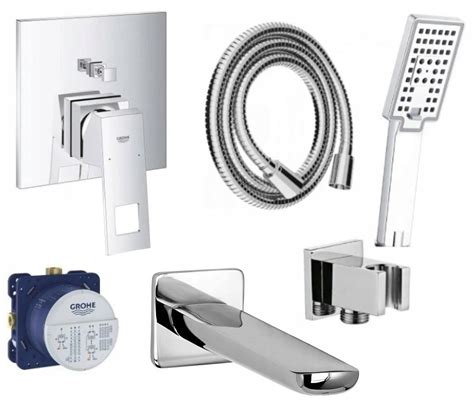 GROHE EUROCUBE BATERIA WANNOWA PODTYNKOWA ZESTAW 24062000 35600000
