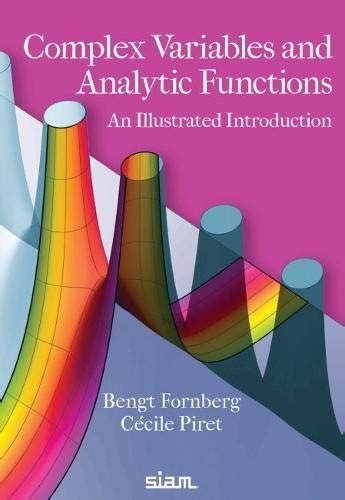 complex variables and analytic functions an illustrated introduction