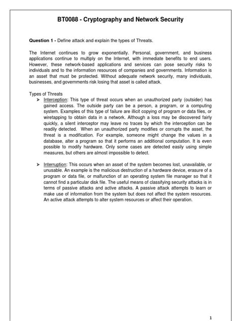 Bt0088 Cryptography And Network Security Assignment Pdf