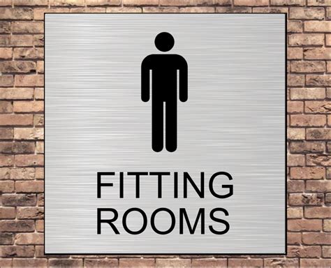Fitting Room Signs