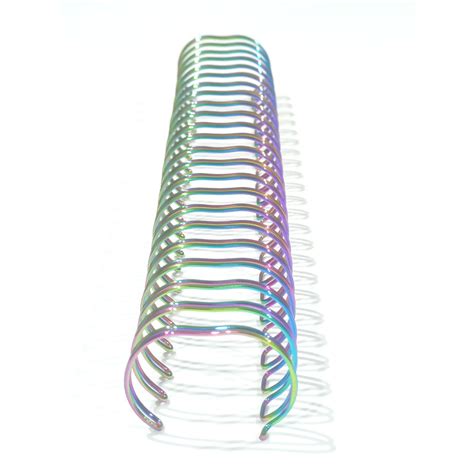 Rainbow Metal Spiral Coil Electroplating Book Binding Wires