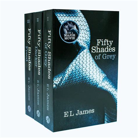 E L James Fifty Shades Movie Series 3 Books Collection Set Fifty