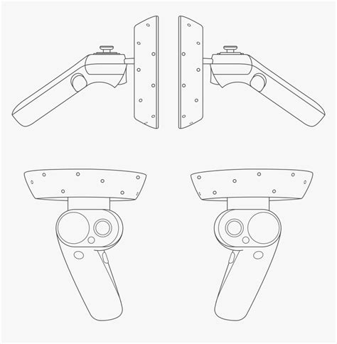 Htc Vive Controller Outline Hd Png Download Kindpng