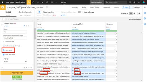 Concept Cleaning Text Data Dataiku Knowledge Base
