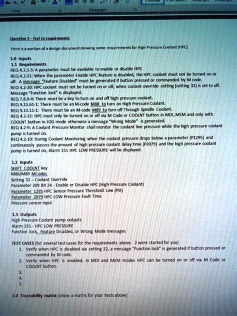 Solved Font Question Test To Requirements Here Is A Portion Of A