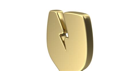 Fragile Symbol Gold 3d Envato Elements