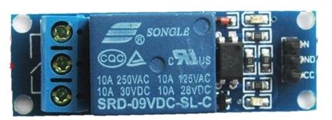Modulo Relè 1 Canale 5v Livello Alto Optoisolato 250v 10a Per Arduino