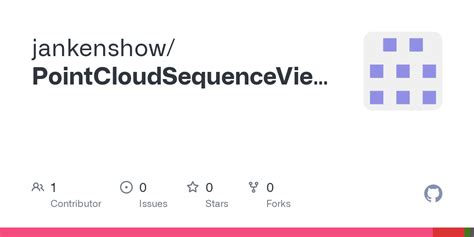 GitHub Jankenshow PointCloudSequenceViewer