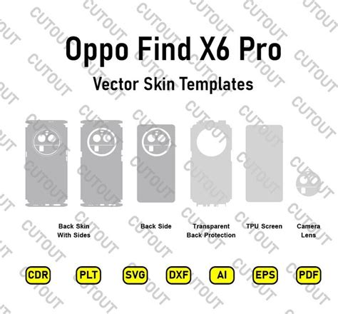 Oppo Find X Pro Vector Skin Cut Files