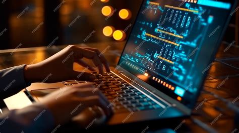 Premium Photo Software Development Concept Coding Programmer Software