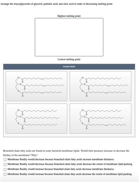 Solved The Table Shows The Melting Points Of A Series Of Chegg