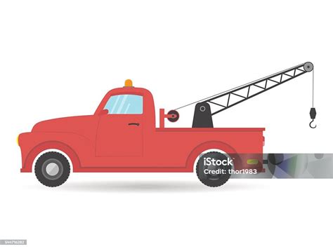 견인 트럭 밴 자동차 벡터 차량 아이콘 일러스트 픽업 자동 Brand Name Domestic Car에 대한 스톡 벡터 아트 및