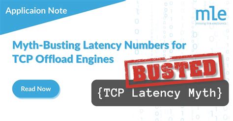 Tcp Offload Engines Tcp Ip Latency Measurement And Reduction Missing Link Electronics